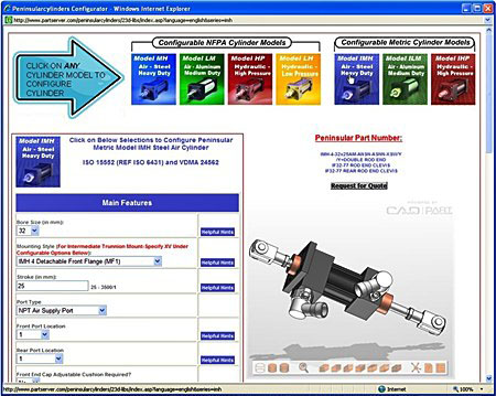Cylinder configurator generates ready-to-use drawings | Power & Motion Tech