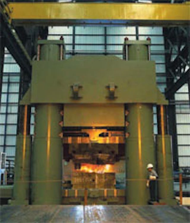 Huge hydraulic press goes to work in California | Power & Motion