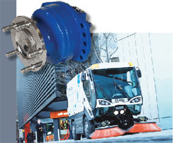 Compact motors keep sweepers simple | Power & Motion Tech