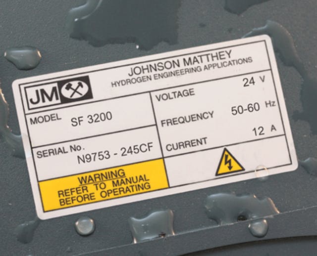 Fully-submersible labels | Power & Motion