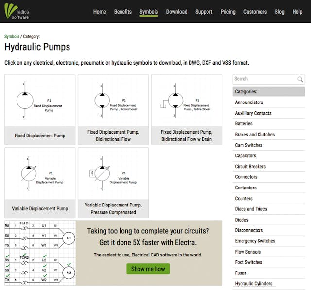 Free Fluid Power Symbol Library | Power & Motion