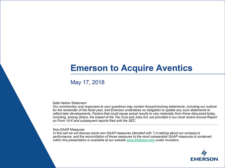 Emerson to add Global Strength with Aventics Acquisition | Power & Motion