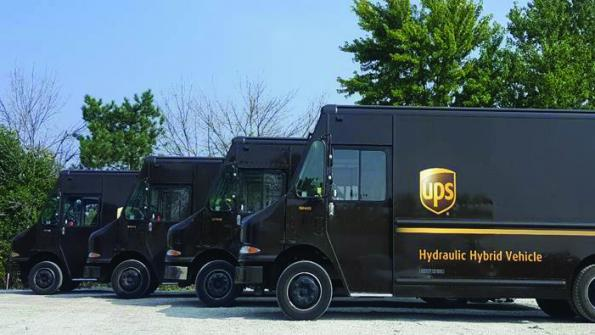 UPS Takes Delivery of Hydraulic Hybrid Trucks | Power & Motion