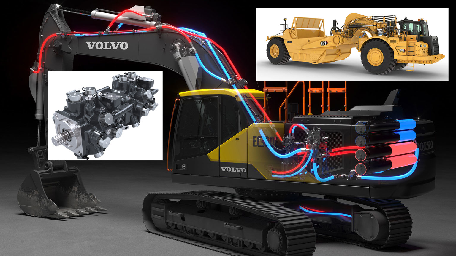 Hydraulics System Improves Performance for New Caterpillar Excavator ...